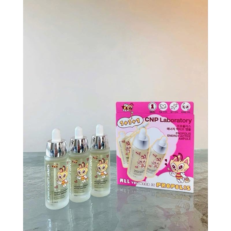 TÁCH SET LỌ SERUM KEO ONG CNP 30ML - OLIVEYOUNG CHÍNH HÃNG | Shopee Việt Nam