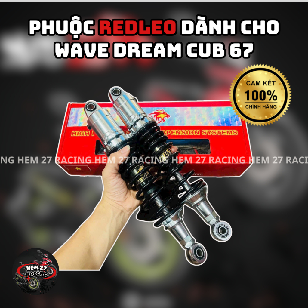 PHUỘC REDLEO KHÔNG TĂNG CHỈNH DÀNH CHO WAVE DREAM CUB 67 | Shopee Việt Nam