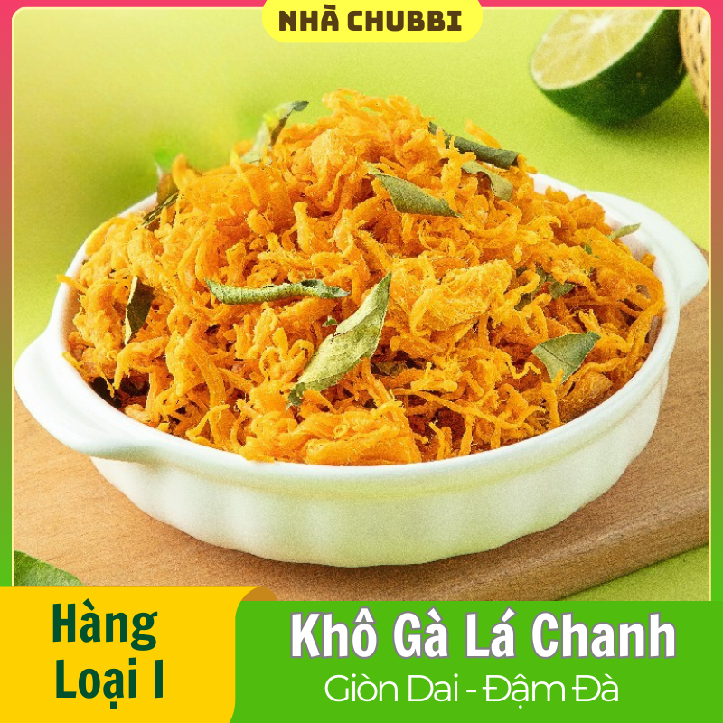 【LOẠI 1】Khô Gà Lá Chanh 100% Thịt gà tươi - Cực Ngon - Khô Gà Xịn Nhà ...