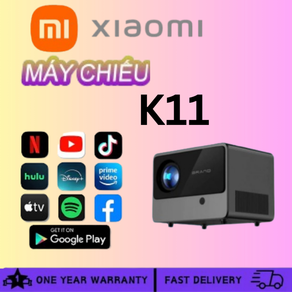 Máy chiếu mini cầm tay K11 Projector Portable Full HD 1080P Máy chiếu ...