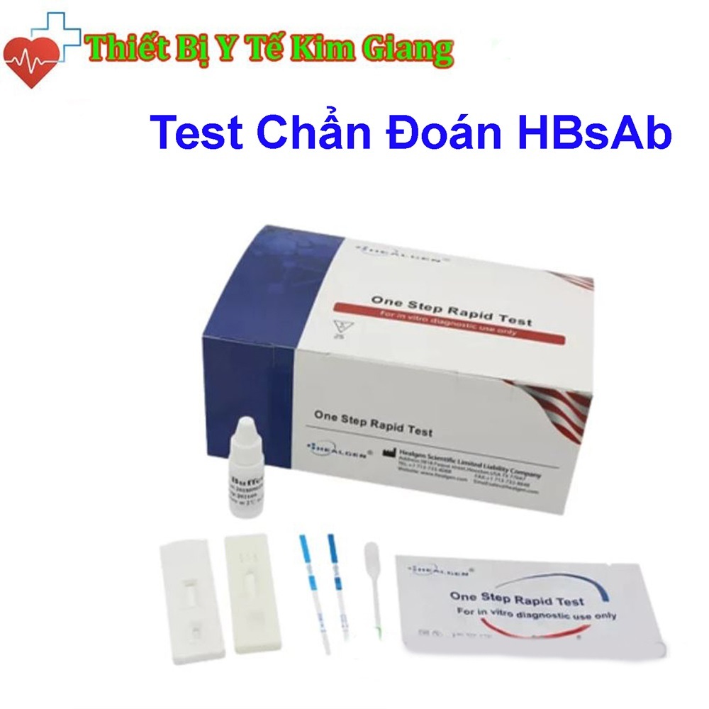 Test Chẩn Đoán HBsAb Rapid Test Strip Healgen 3mm Hộp 50 Test (dạng que ...