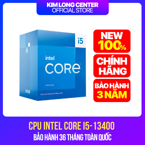 Bộ vi xử lý CPU Intel Core i5-13400 (4.6GHz, 10 Cores 16 Threads ...