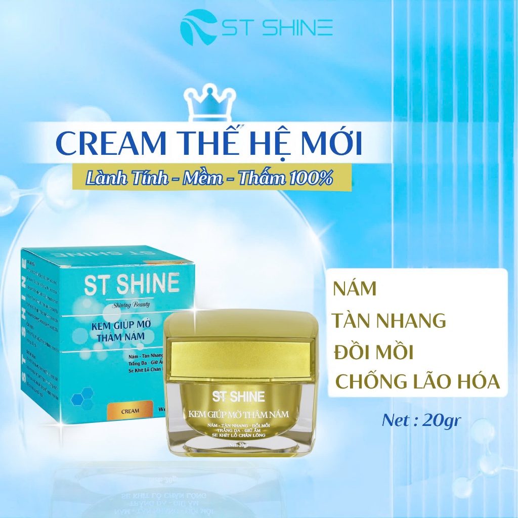 STSHINE - Kem Đêm Dưỡng Trắng Da, Mờ Thâm Nám, Cấp Ẩm, Trẻ Hoá, Se Khít Lỗ Chân Lông | Shopee ...