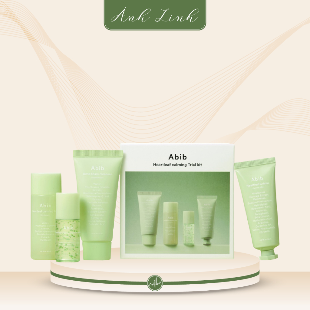 Bộ Dưỡng Da Abib Diếp Cá 4 Món Mini Phiên Bản Trải Nghiệm Heartleaf ...