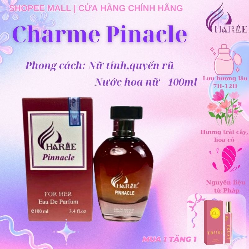 NƯỚC HOA CHARME PINACLE 100ML - NƯỚC HOA CHARME CHÍNH HÃNG | Shopee Việt Nam