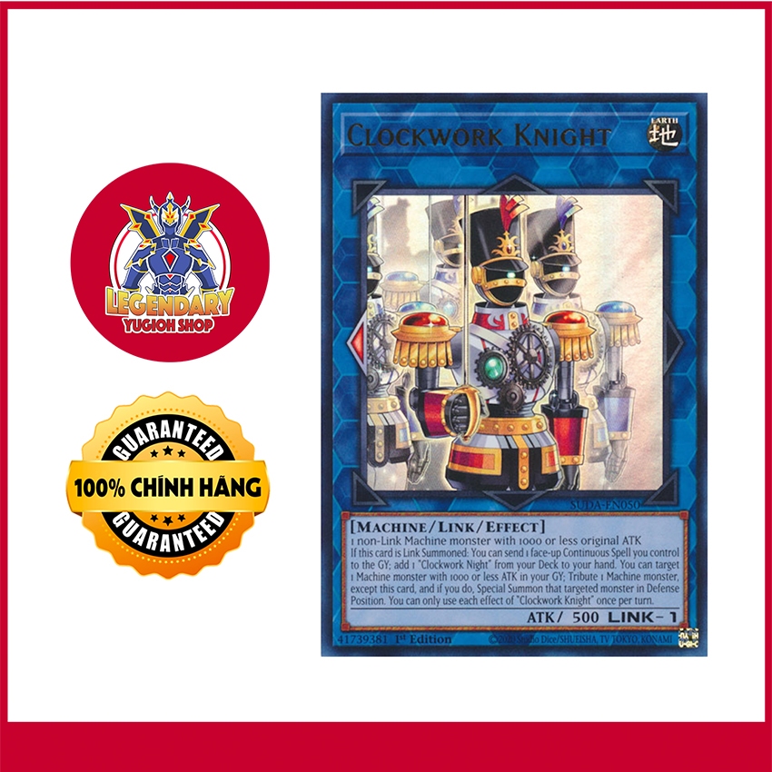 [Thẻ Bài Yugioh Chính Hãng] Clockwork Knight | Shopee Việt Nam