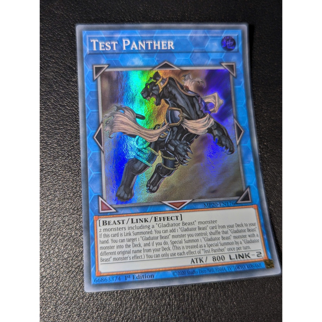 Test Panther - MP20-EN176 - Super Rare 1st Edition | Shopee Việt Nam