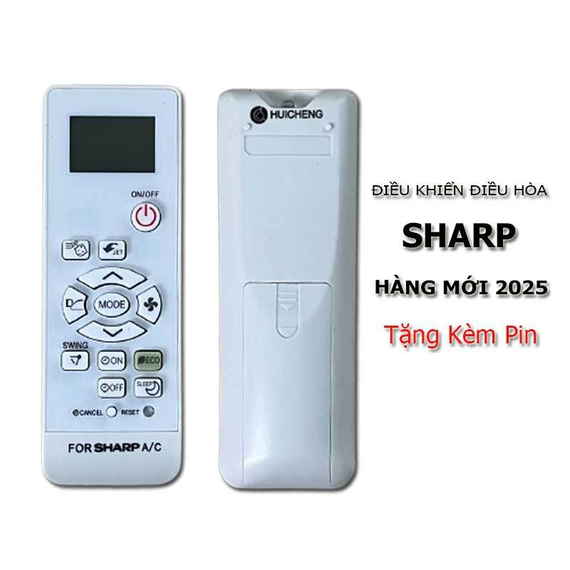 Điều Khiển Điều Hòa Sharp Eco nhiều nút Inverter mới 2025 Tặng Kèm Pin ...