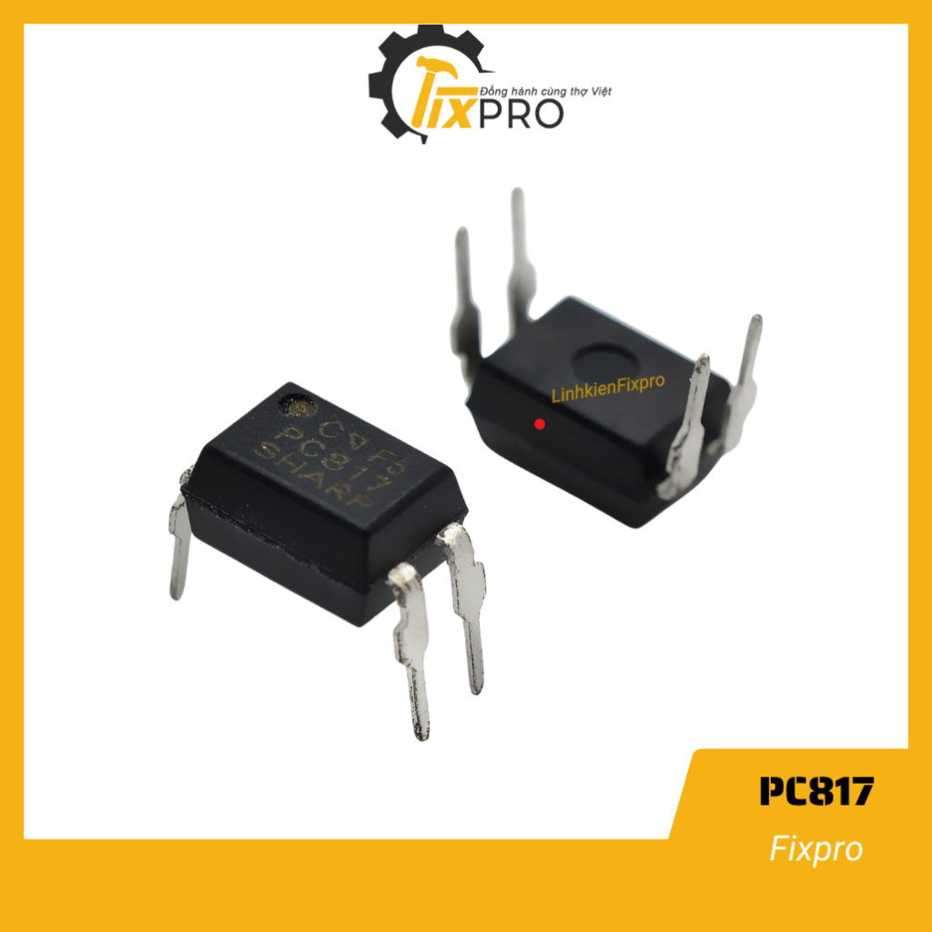 Combo 50 chiếc PC817 817 IC QUANG in-line DIP-4 nhập khẩu chất lượng cao - Linh kiện Fixpro ...