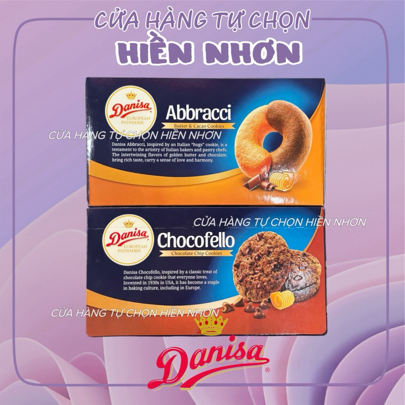 [Tết2026] Bánh Quy Danisa Abbracci/Chocofello Hộp 150g/168g | Shopee ...
