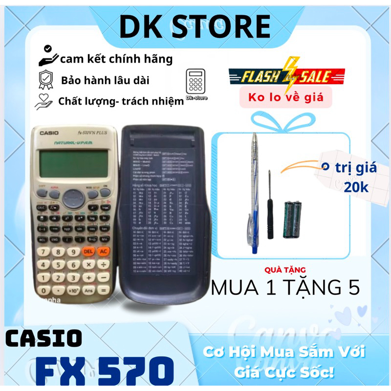[CHÍNH HÃNG]CASIO 570 CŨ ĐÃ QUA SỬ DỤNG(MỚI) | Shopee Việt Nam