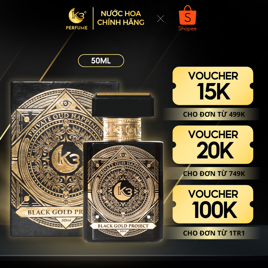 Nước Hoa Nam Black Gold Project 50ML - K3 Perfume - Phong Cách SAIGON ...