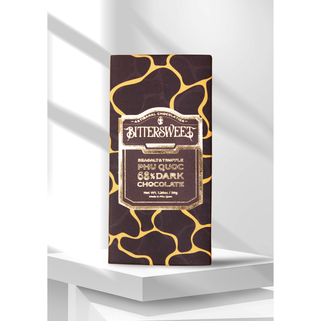 BITTERSWEET: Thanh SÔCÔLA Thủ Công Đen Muối Biển PHÚ QUỐC & Nấm Truffle ...