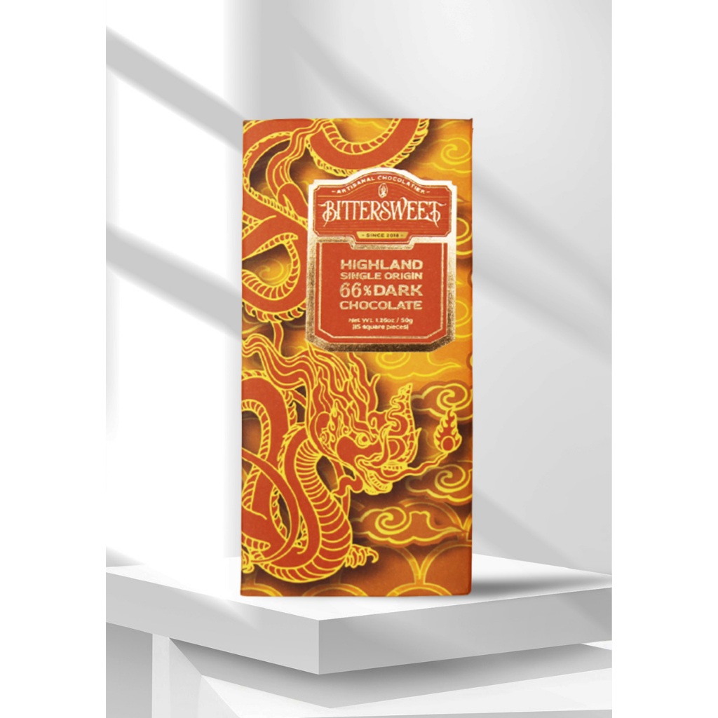 BITTERSWEET: Thanh SÔCÔLA Thủ Công Đen Highland Nguyên Bản 66% Cacao ...