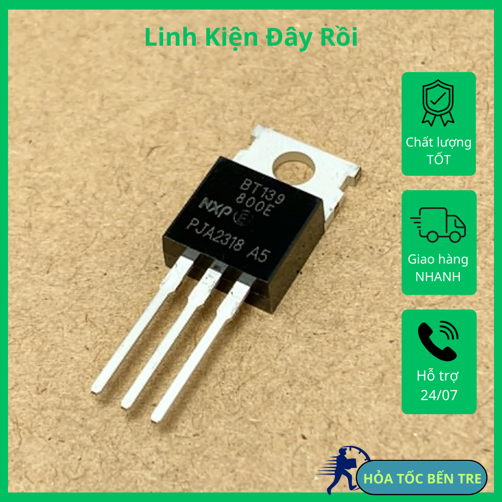 TRIAC BT139 800E BT139-800E 800V 16A TO-220 | Shopee Việt Nam