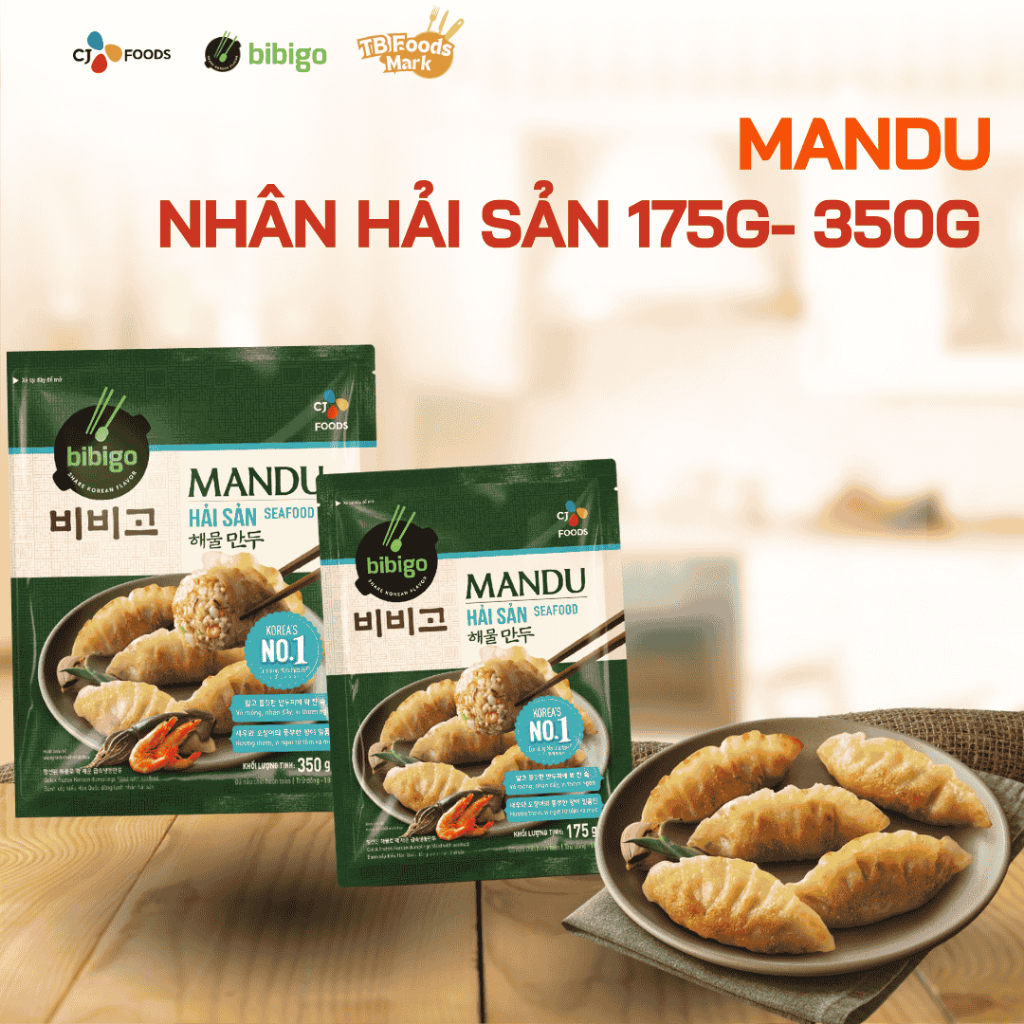 [Hỏa Tốc ] Bánh Mandu Nhân Thịt CJ Bibigo – Gói 175g, 350g | Shopee Việt Nam