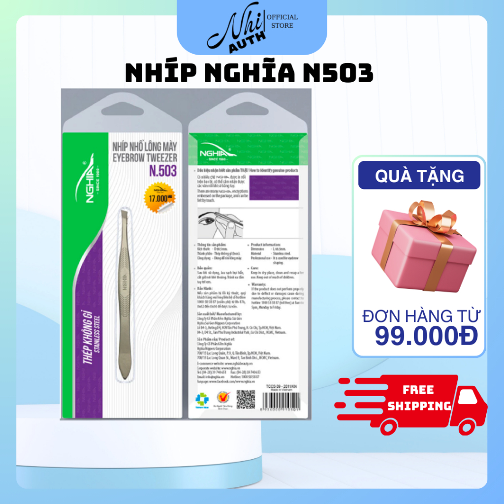Nhíp Nghĩa Cao Cấp N503 - Kềm Nghĩa 100% Chính Hãng | Shopee Việt Nam