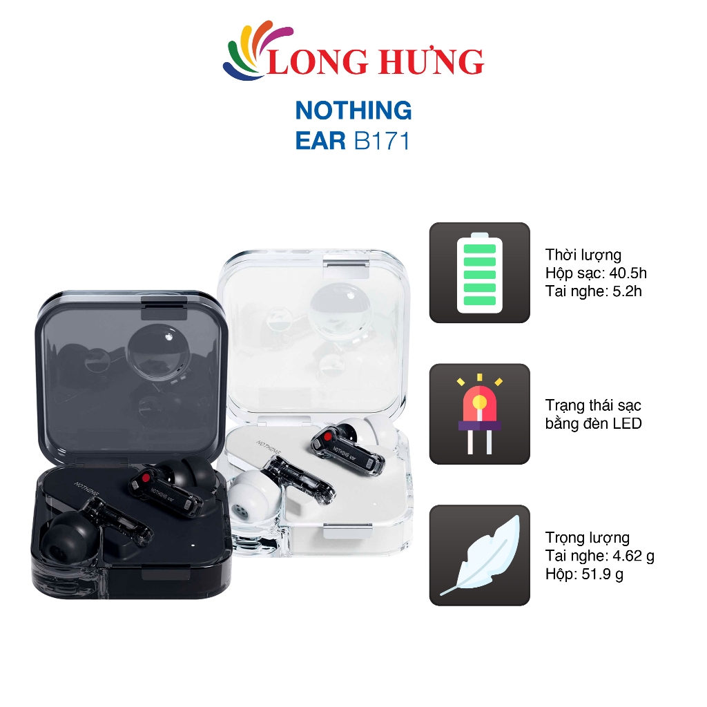 Tai nghe Bluetooth True Wireless Nothing Ear B171 - Hàng chính hãng ...
