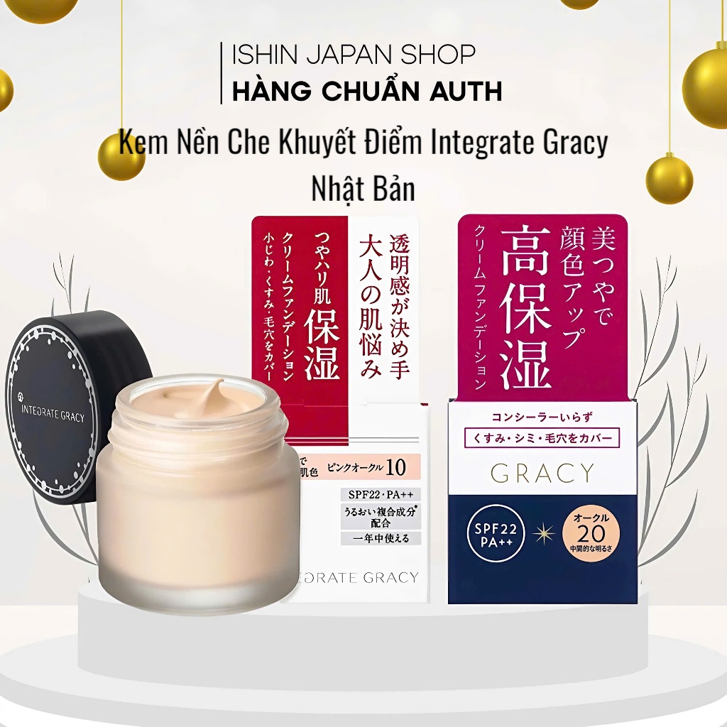 Kem nền shiseido integrate gracy nhật bản/ Kem nền hũ integrate gracy | Shopee Việt Nam