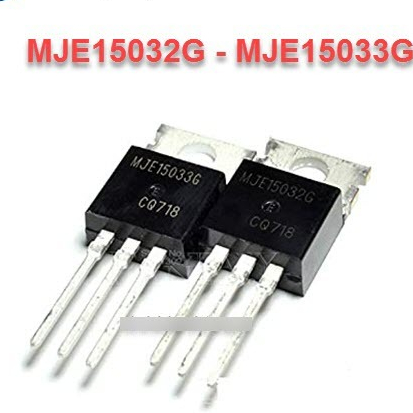 Túi 5 con MJE15033 MJE15032 Transistor MJE15033G MJE15032G 8A 250V TO ...