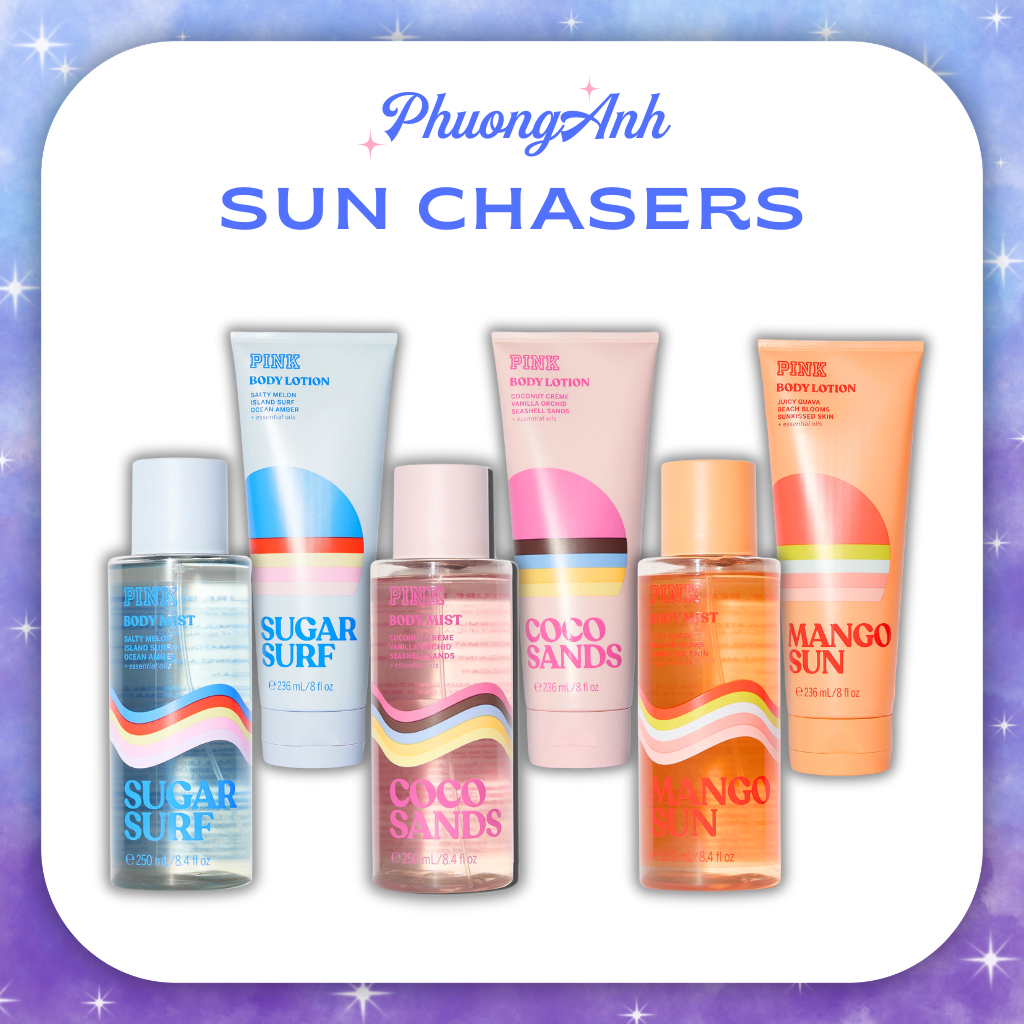 [ SUN CHASERS ] Mango Sun | Sugar Surf | Coco Sands - Xịt thơm Body ...