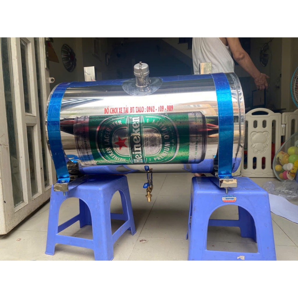 BÌNH NƯỚC INOX CHO XE TẢI 60L TẶNG KÈM VÒI VÀ BASS BẮT | Shopee Việt Nam