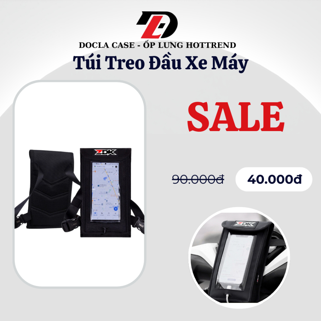 Túi Treo Đầu Xe Máy ZDK K1, Đựng Điện Thoại Chống Cướp Giật, Xem Google Map | Shopee Việt Nam