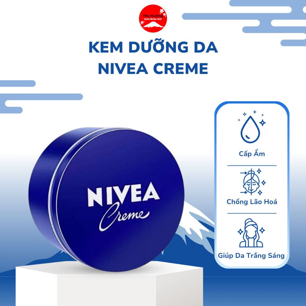 Kem Dưỡng Nivea Cream Cấp Ẩm Chống Lão Hoá Giúp Da Trắng Sáng Đều Màu ...