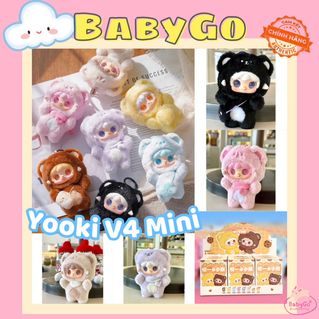 [Hàng Sẵn] Set 6 Box Búp Bê Nhồi Bông Yooki V4 | Bộ 6 Hộp Mini Yooki V4 ...