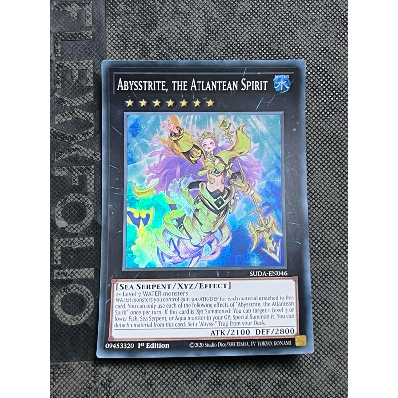 Thẻ bài Yugioh Abysstrite, the Atlantean Spirit | Shopee Việt Nam