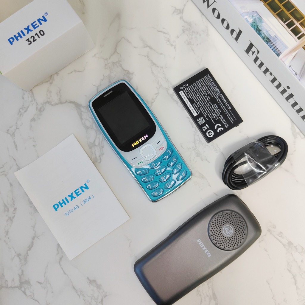 Điện thoại bàn phím PIXEN 3210 Sóng 4G 2sim - Màn 2.4 - Pin 6800mah ...