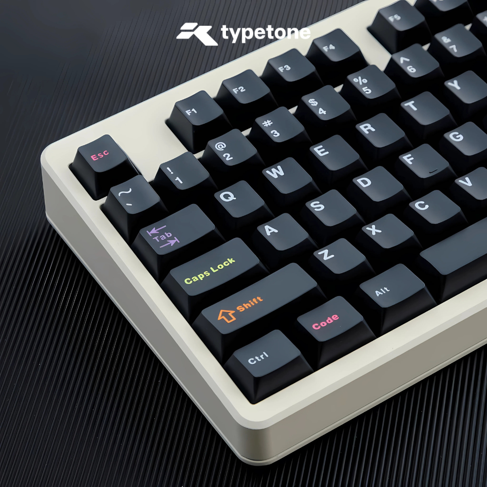 Programmer – Keycap Minimalist tone đen | ABS double shot, cherry ...