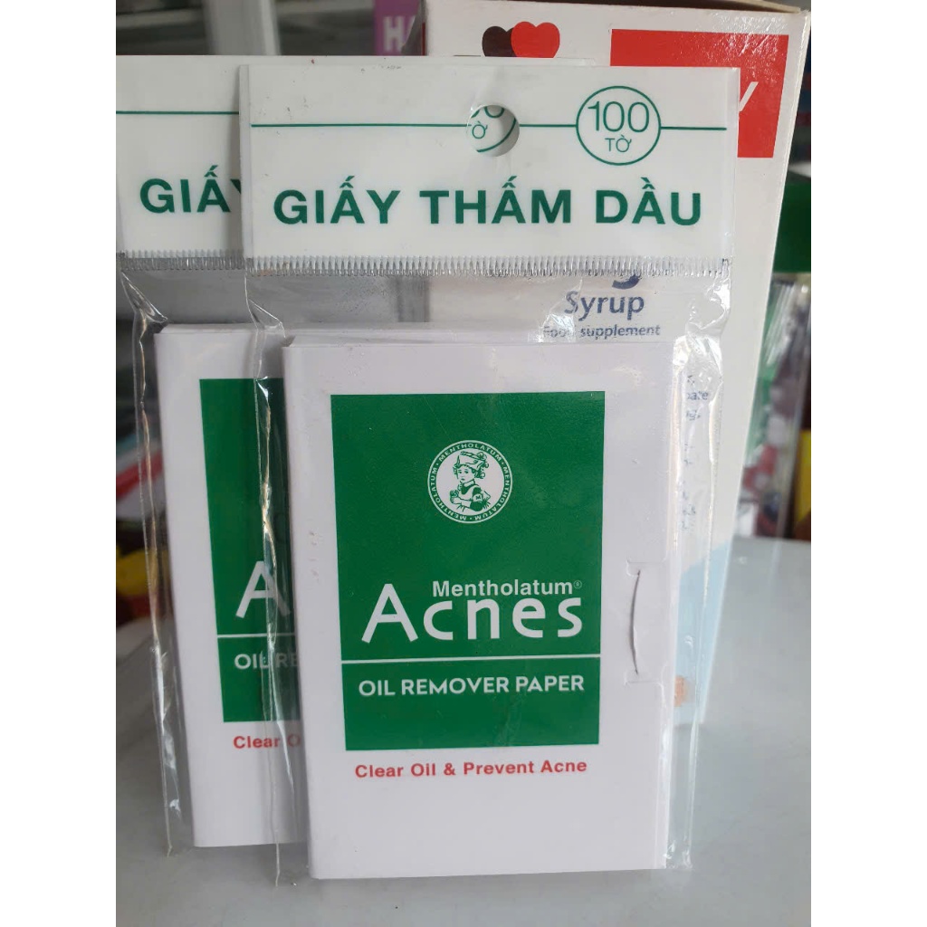 [Chính hãng] 04/2026 GIẤY THẤM DẦU ACNES 100 TỜ - Acnes Oil Remover ...