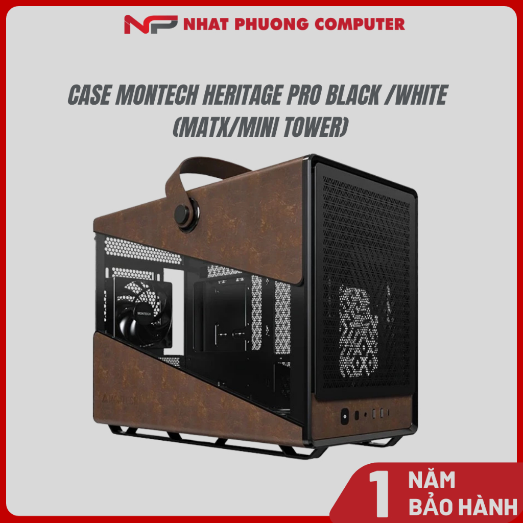 Vỏ Case MONTECH HERITAGE PRO BLACK (mATX/Mini Tower) | Shopee Việt Nam