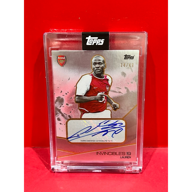 Thẻ bóng đá Lauren Topps Invincibles 14/49 (Arsenal) | Shopee Việt Nam