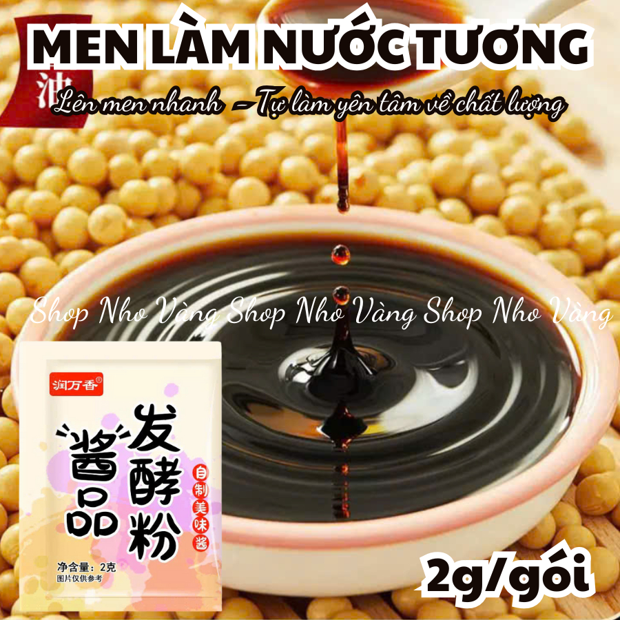 [10 gói] men làm nước tương đậu nành 2g run wan xiang | Shopee Việt Nam