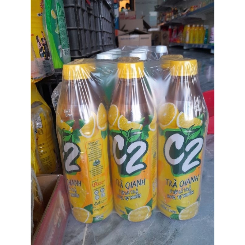 Lốc 6 chai C2 455ml trà xanh | Shopee Việt Nam