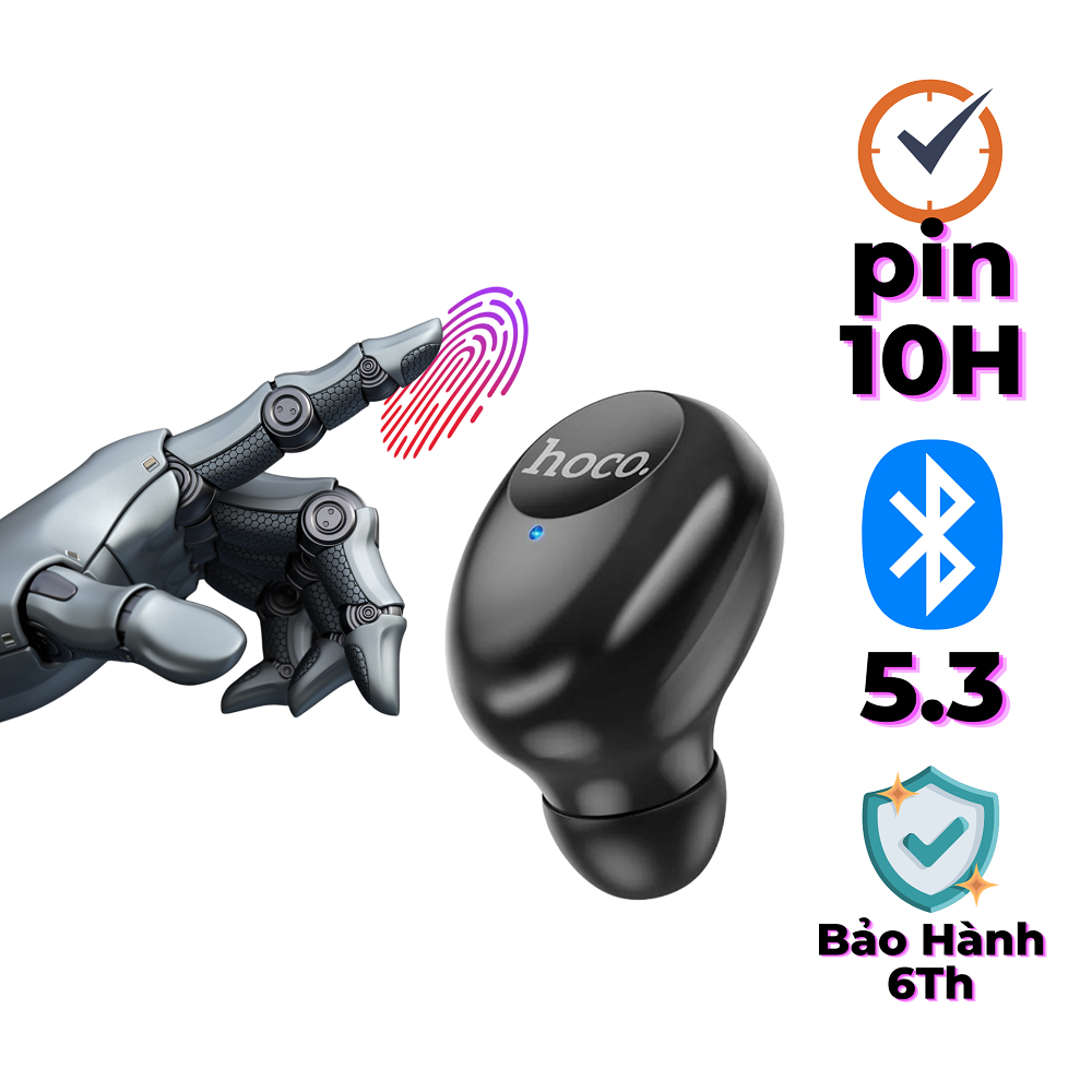 Tai Nghe Bluetooth Hoco E64 V5.3 Chính Hãng Pin Trâu Siêu Nhỏ Gọn Nút Cảm Ứng | Shopee Việt Nam
