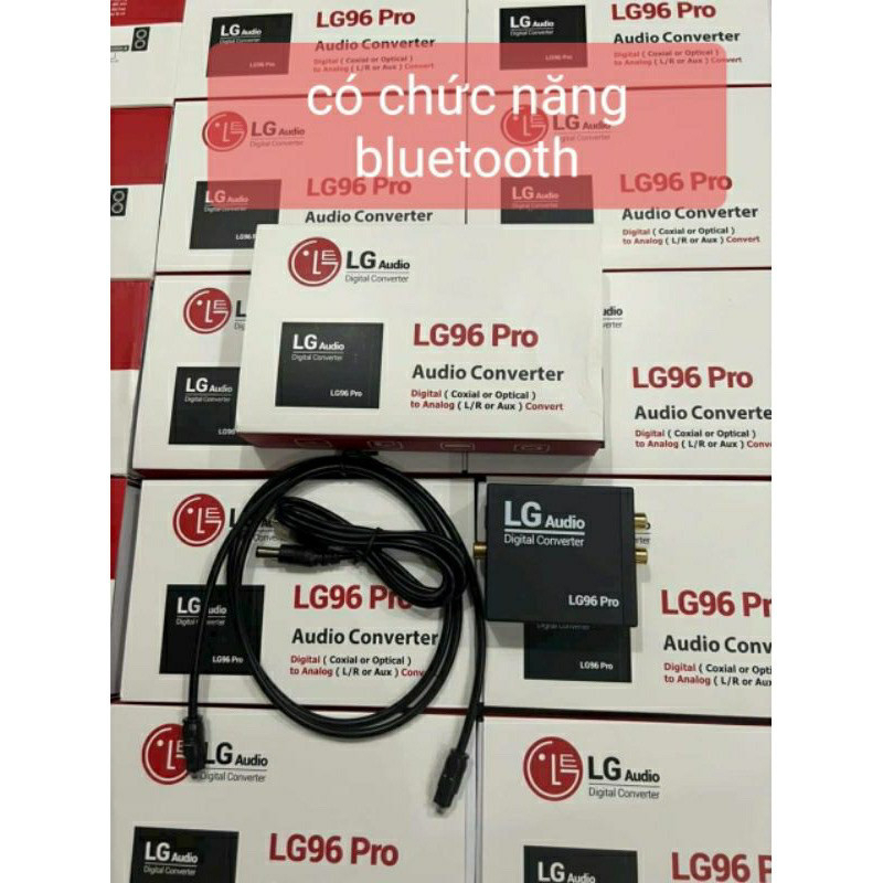 Bộ chuyển đổi âm thanh quang Digital sang Analog LG96 Pro có tính năng kết nối Bluetooth ...