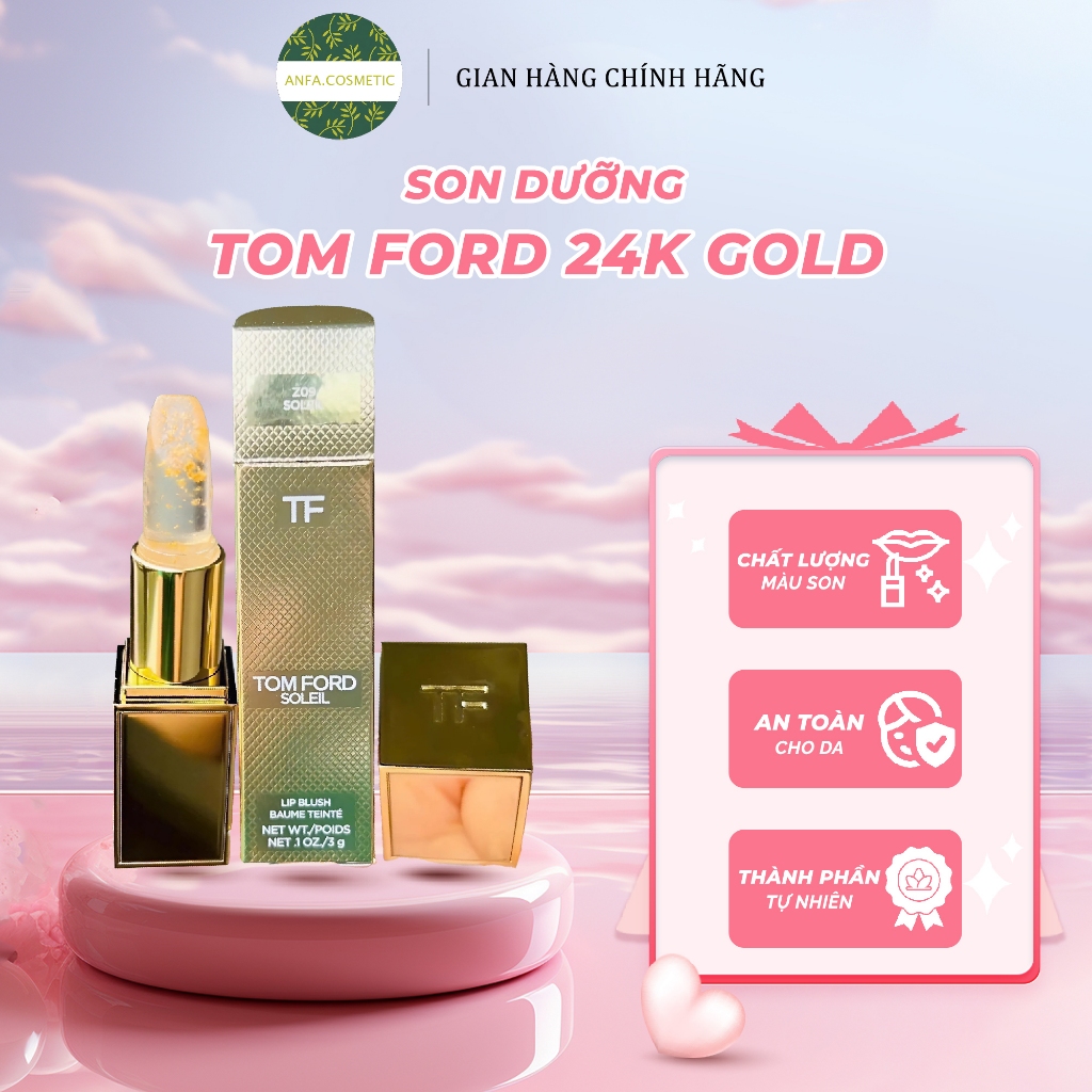 Son Dưỡng Vàng TOM FORD 24K Gold Z09 Chính Hãng – Đẳng Cấp Xa Hoa, Biến ...