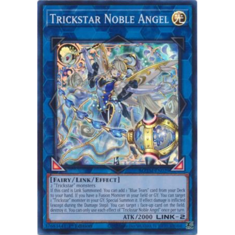 thẻ bài yugioh chính hãng Trickstar Noble Angel - MZTM-EN029 - Super Rare 1st Edition | Shopee ...