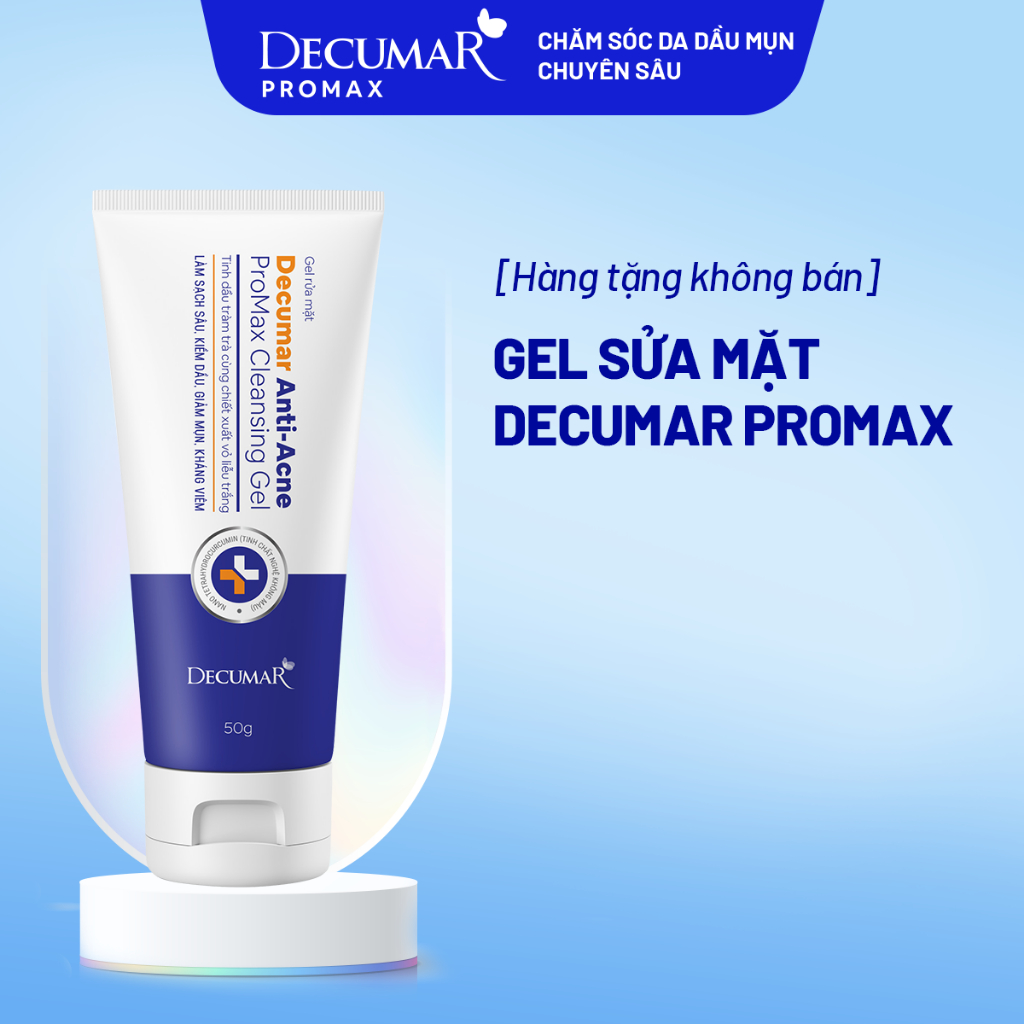 [Hàng tặng không bán] Gel rửa mặt Decumar Anti-Acne Promax Cleansing ...