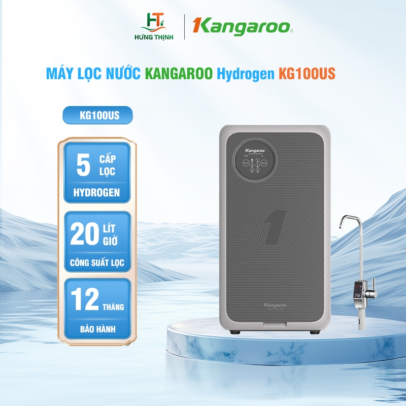 Máy Lọc Nước Kangaroo Hydrogen KG100US Thiết Kế Nhỏ Gọn, Dễ Dàng Sử Dụng | Shopee Việt Nam