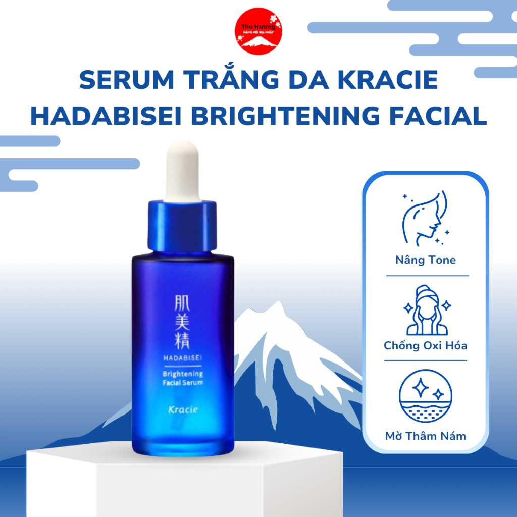 Serum Trắng Da Kracie Hadabisei Brightening Facial Dưỡng Ẩm Làm Dịu Da Nâng Tone Mờ Thâm Nám ...