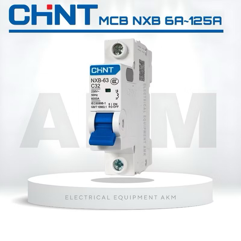 Aptomat MCB 1 Pha NXB-63 Chint 6A, 10A, 16A, 25A, 32A, 40A, 50A, 63A Dòng Cắt 6KA~10KA | Shopee ...