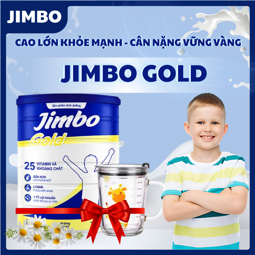 [MUA 1 TĂNG 1] Sữa Tăng Cân JIMBO GOLD Cho Bé, Cải Thiện Tiêu Hóa Phát ...