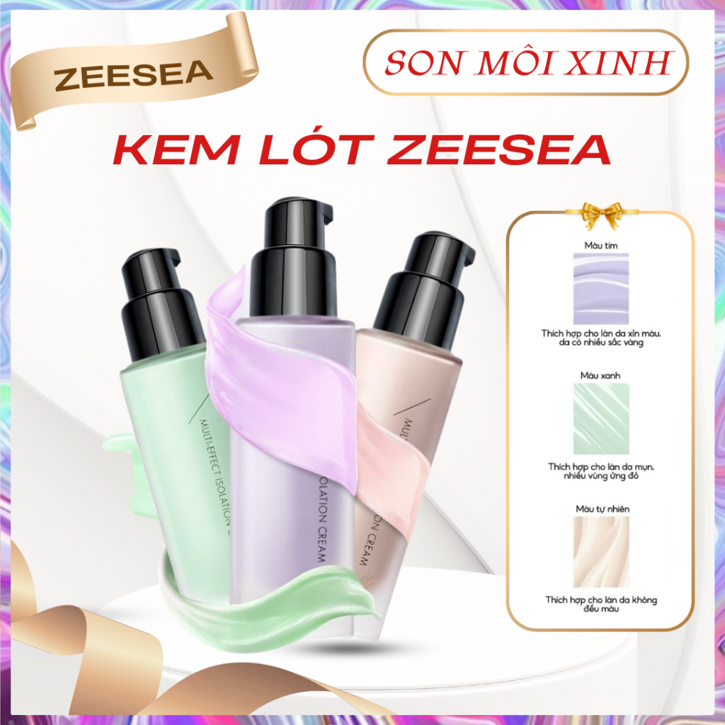 Kem Lót ZEESEA Kiềm Dầu, Nâng Tone, Che Lỗ Chân Lông, Làm Mịn Da Multi Effect Makeup Primer 30g ...