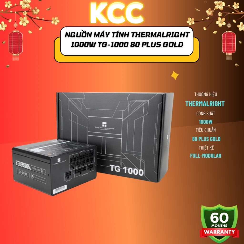 Nguồn máy tính Thermalright 1000W TG-1000 80 Plus Gold - Bảo Hành 60 Tháng | Shopee Việt Nam