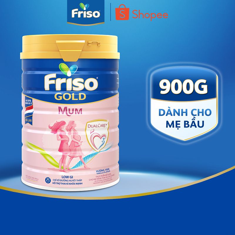 [KOL] Sữa Bầu Friso Mum Gold Hương Cam 900G | Shopee Việt Nam