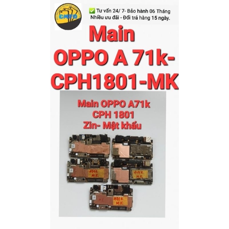 Main OPPO A71k CPH 1801 Zin- Mật khẩu | Shopee Việt Nam